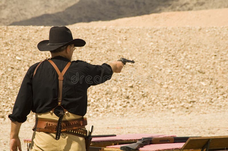 Taking aim stock photo. Image of holster, pistols, brass - 2184448