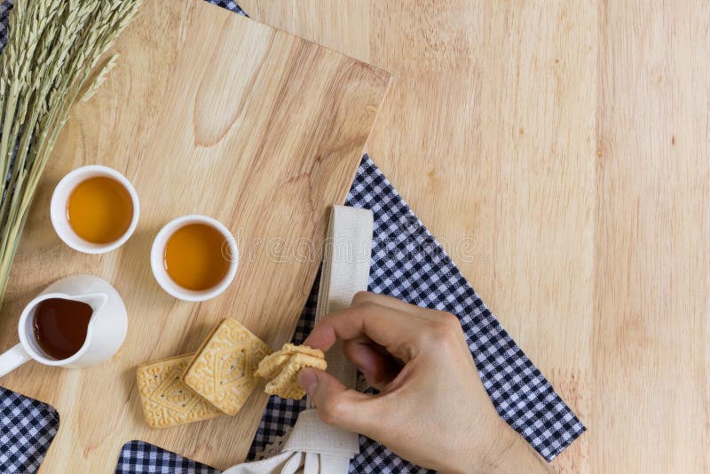 Snack and Tea stock photo. Image of texture, design, brown - 55963712