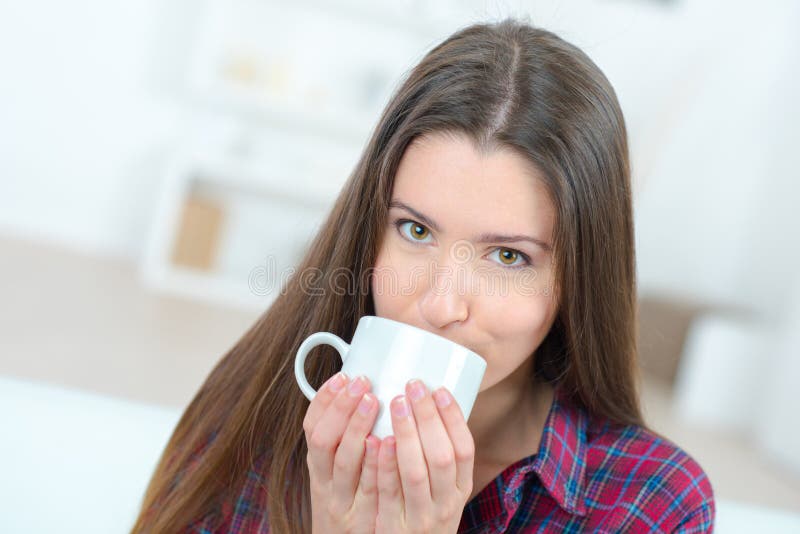 Taking break on cup drink stock image. Image of break - 95335979