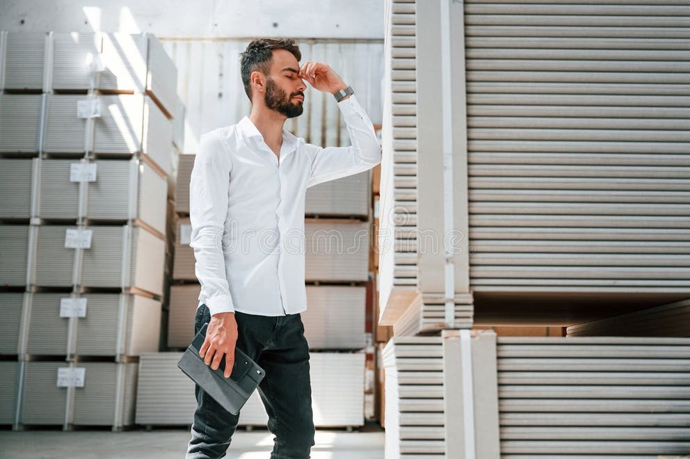 Taking a Break. Feeling Tired Stock Image - Image of order, male: 265418479