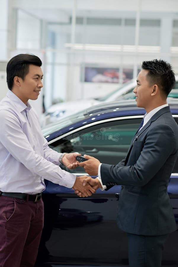 Taking car for test drive stock photo. Image of worker - 141920384