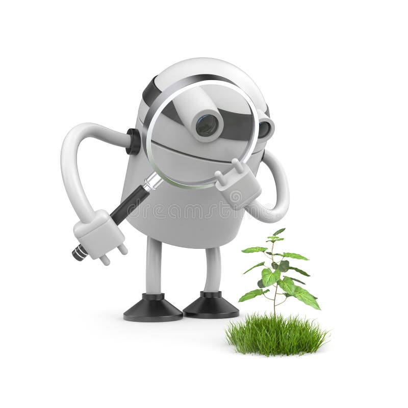 Taking Care of Nature Security Stock Illustration - Illustration of ...