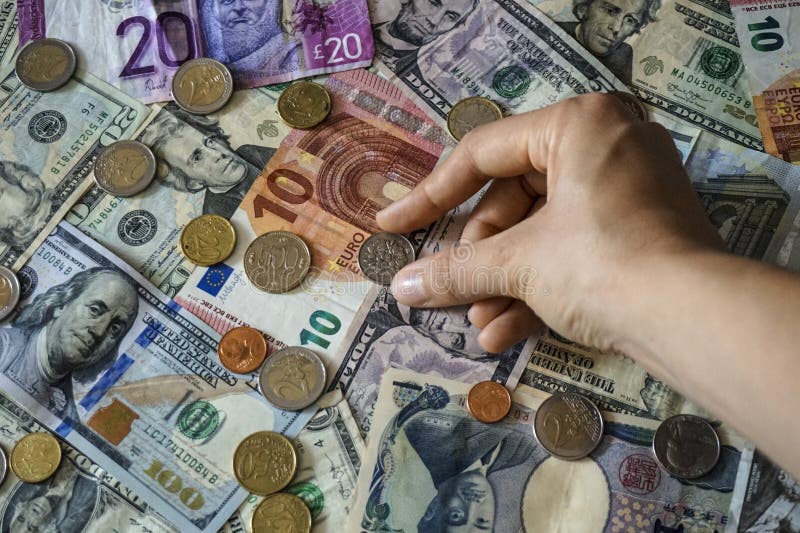 Taking a coin stock image. Image of expensive, token - 101183655