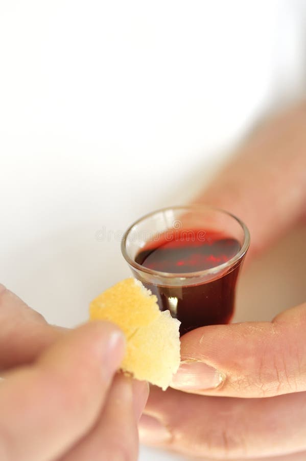 Taking Communion stock photo. Image of communion, covenant - 15737854