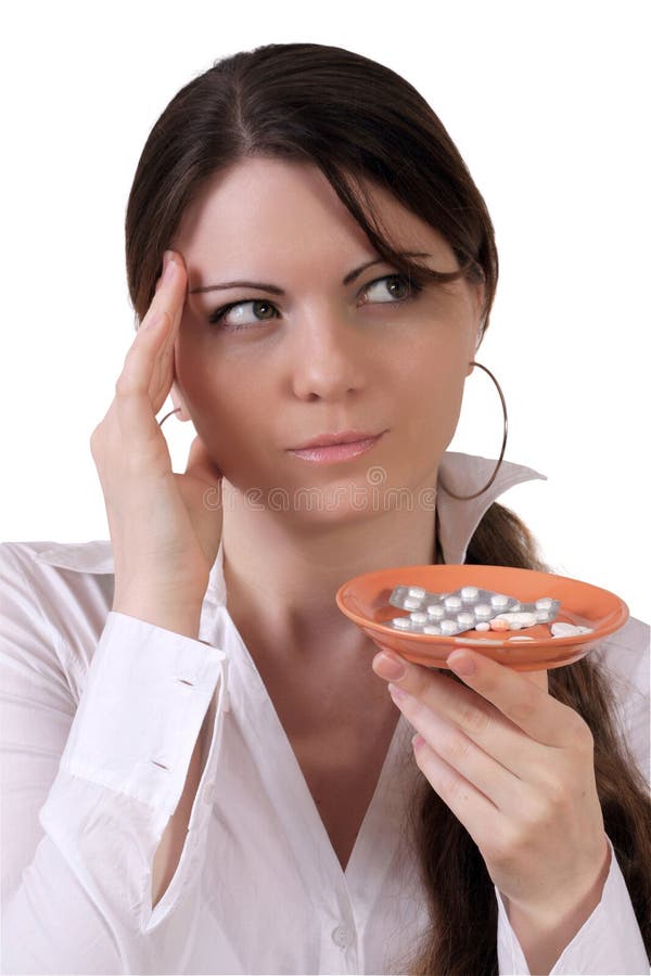 Taking a cure stock photo. Image of woman, dose, drug - 9483798