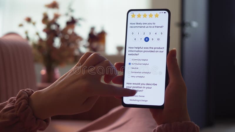 Taking a Customer Satisfaction Survey Online Using a Smartphone ...