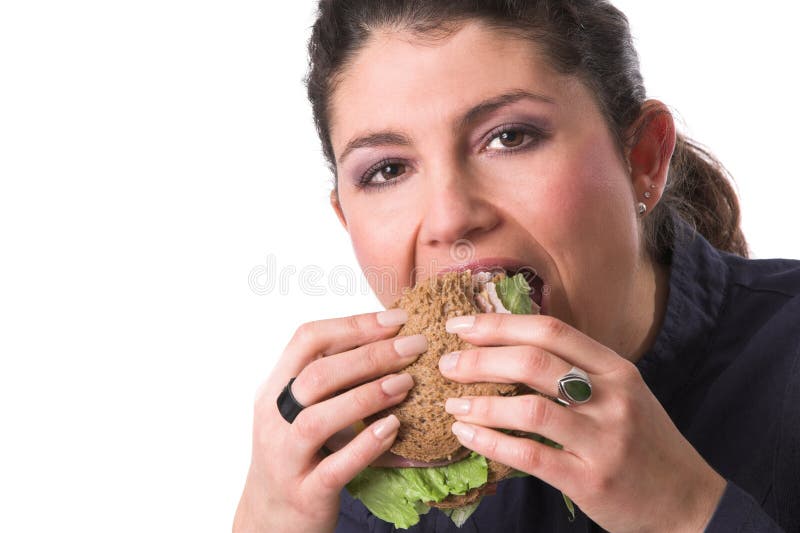 Taking a healthy bite stock photo. Image of diet, background - 1712564