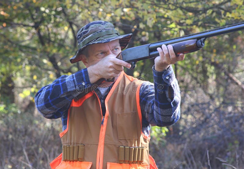Taking His Shot stock image. Image of shot, attack, shotgun - 3872867