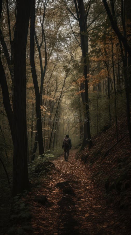 Forest Stroll stock illustration. Illustration of outdoor - 275137484