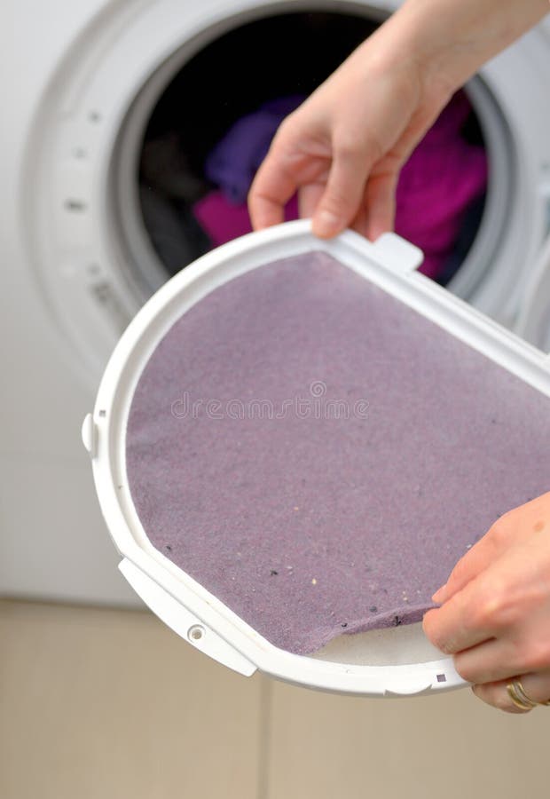 Taking the Lent of Dryer Machine Stock Image - Image of lent ...