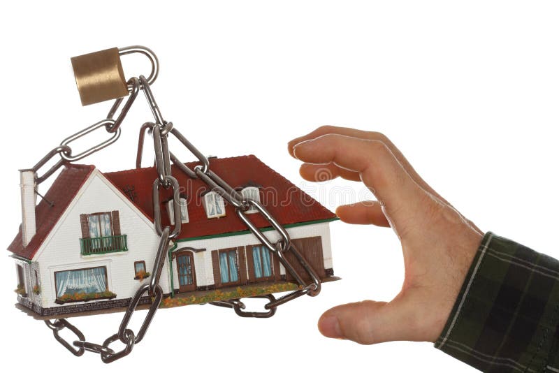 Locked out of house stock image. Image of object, hand - 13558555