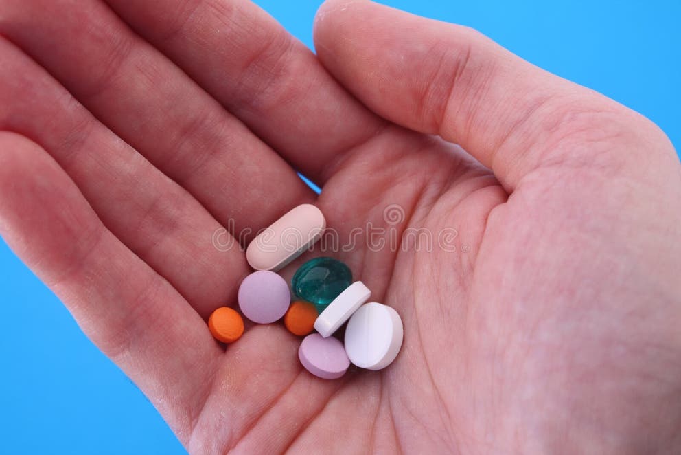 Taking lots of medication stock photo. Image of side - 15778394