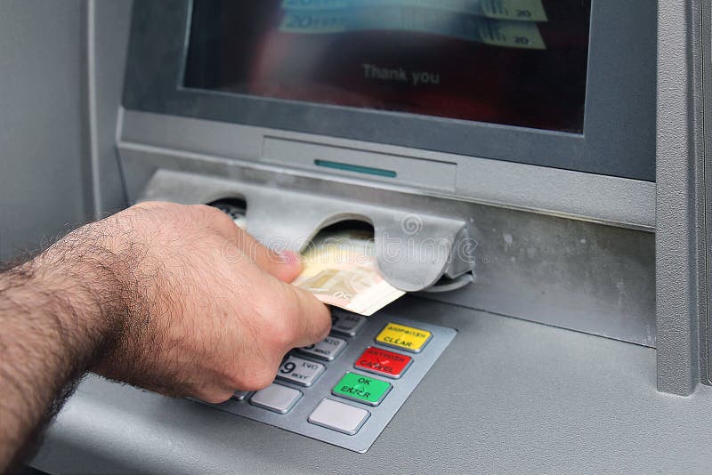 Taking money stock image. Image of closeup, bank, finance - 58495655