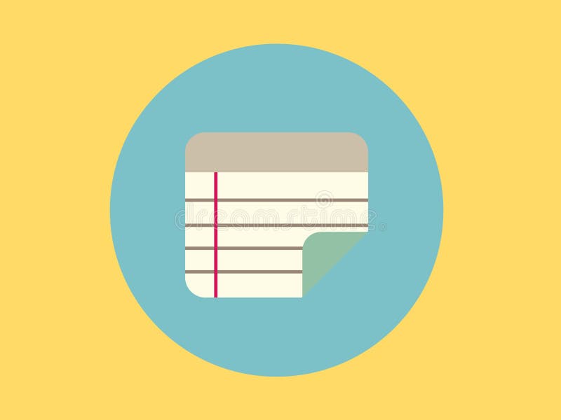 Taking Note Thin Line Icon for Web and Mobile Minimalistic Flat Design ...