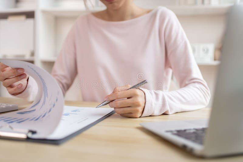 Taking Note, Young Woman S Hand Writing an Important Message in ...
