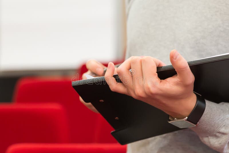 Taking notes stock photo. Image of clipboard, notes, expertise - 35488086