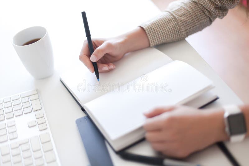 Taking notes stock photo. Image of inspecting, shorthand - 844266