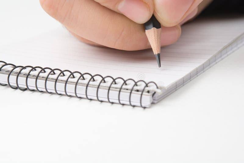 Taking notes stock photo. Image of isolated, list, plan - 53231342