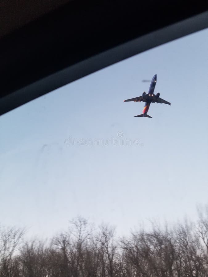 Taking Off from the Airport Flying High Stock Photo - Image of flying ...