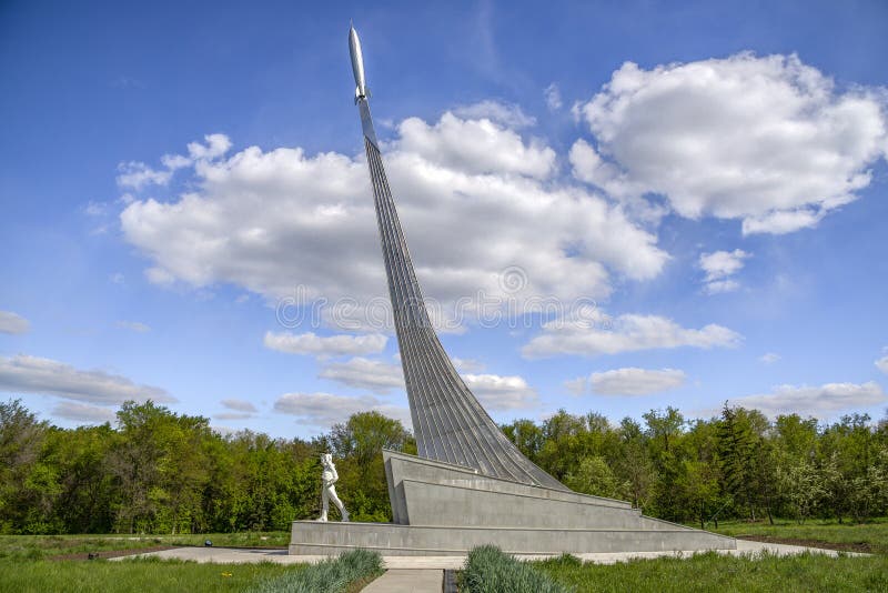 The "Taking Off Rocket" Obelisk. the Park of Space Explorers Editorial ...