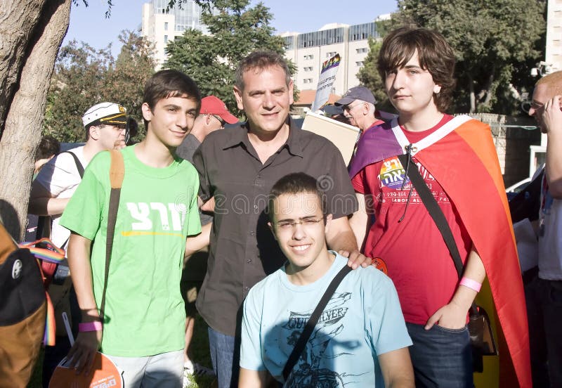 Nitzan Horowitz Speaking At Pride Parade Editorial Stock Image - Image ...