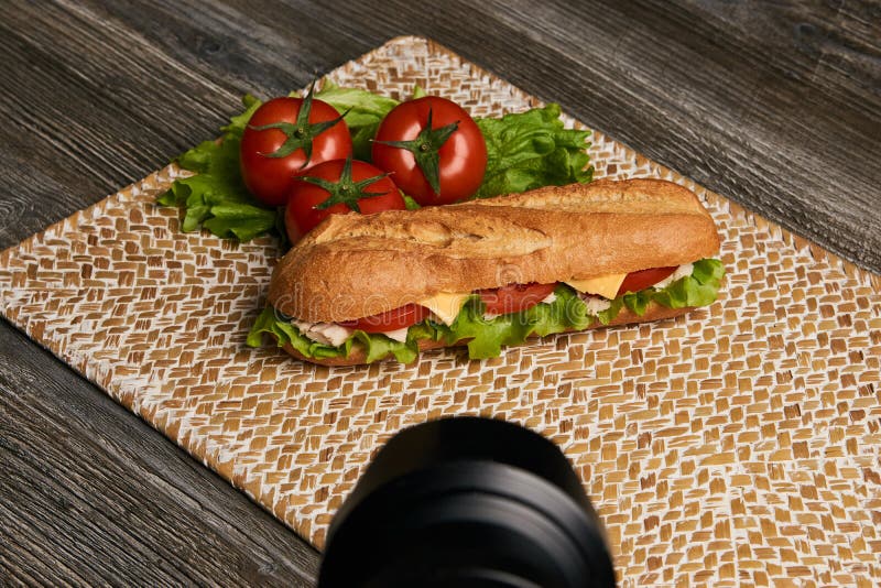 Subway Sandwich, Burrito and Shawarma Stock Image - Image of bread ...