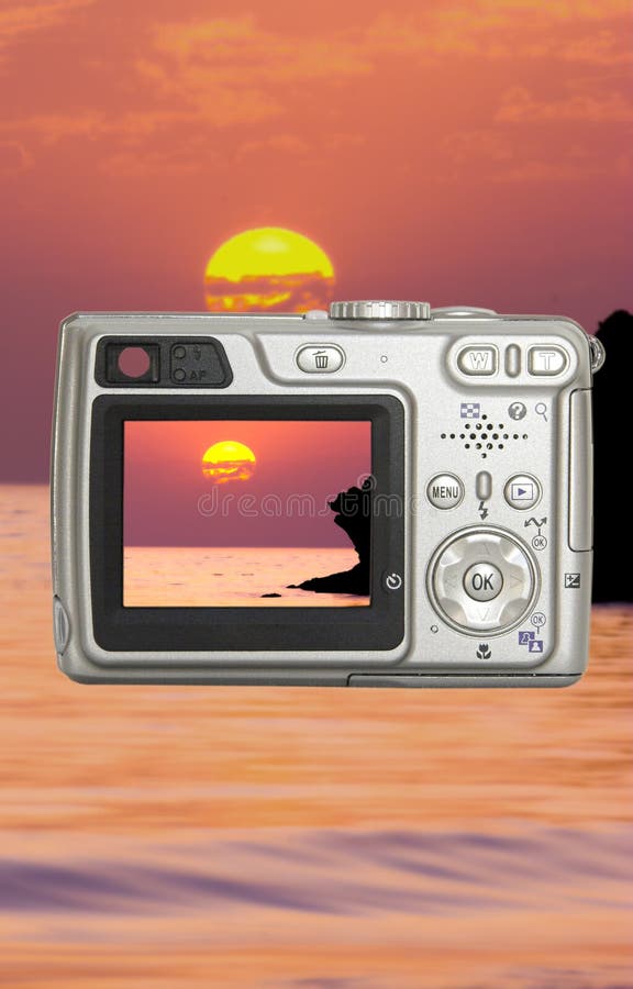 Taking Picture with a Digital Camera Stock Image - Image of beauty ...