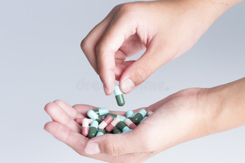 Taking Pills stock photo. Image of human, macro, calcium - 51399334