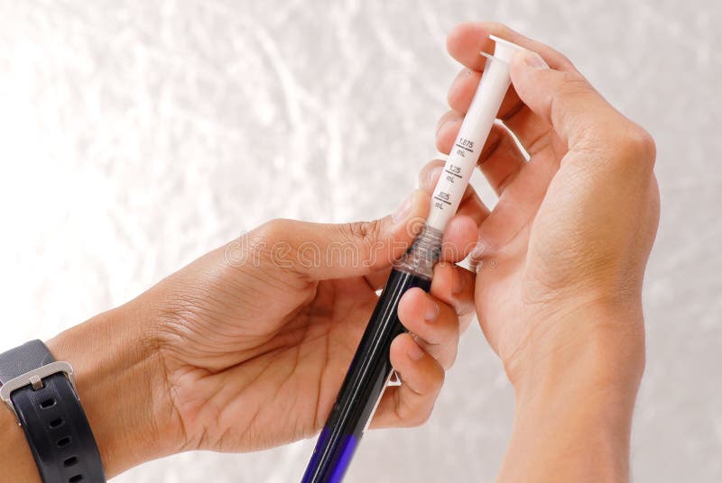 Taking a Sample stock photo. Image of biology, experiment - 20517404