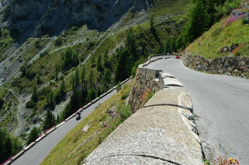 Taking a sharp bend stock photo. Image of chasm, motorcycling - 355030