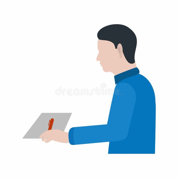 Taking Test Icon Vector Image. Stock Vector - Illustration of design ...