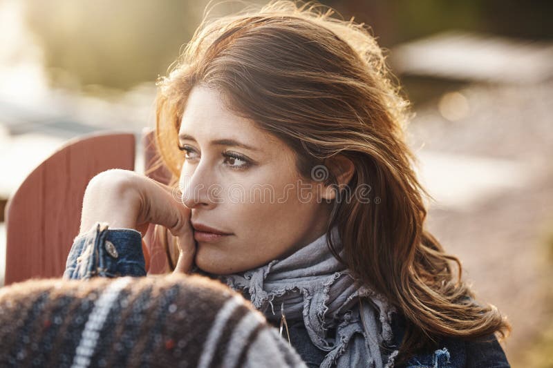 Taking a Timeout for Some Quiet Contemplation. an Attractive Young ...