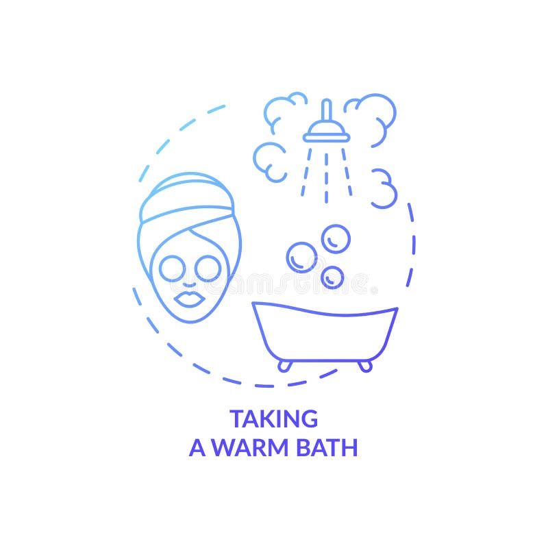 Bath blue tiles and door stock illustration. Illustration of white ...