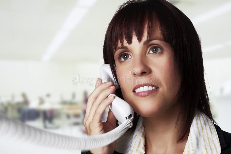 Taking your call stock image. Image of assistant, face - 20984359
