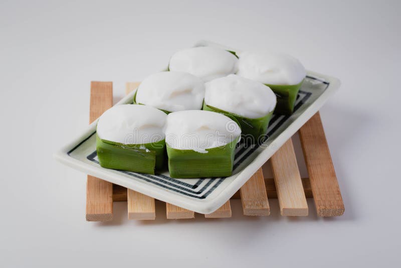 Tako with Coconut Milk and Thai Dessert Stock Photo - Image of cooking ...