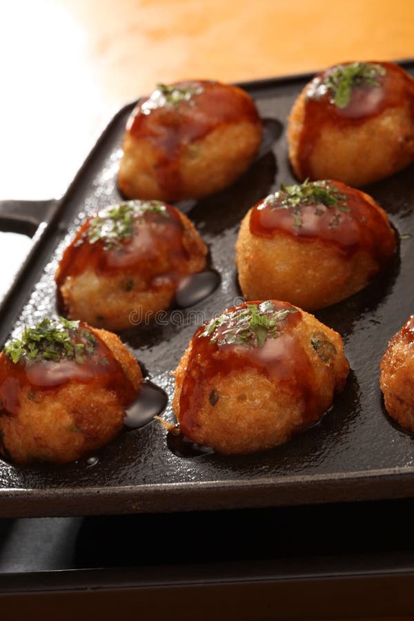 Takoyaki stock image. Image of delicious, balls, takoyaki - 88040919