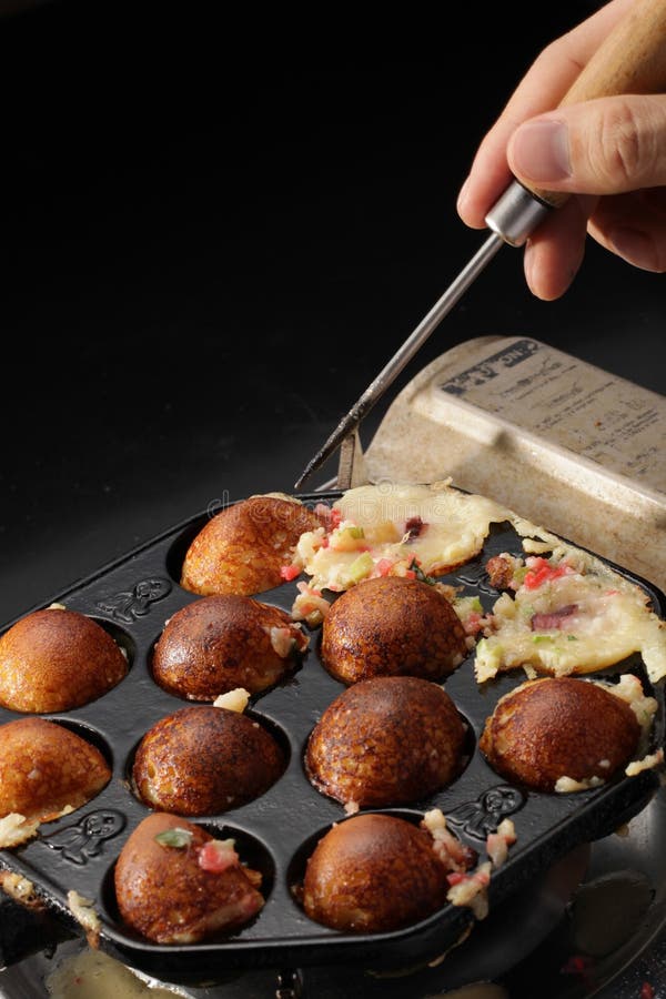 Takoyaki stock photo. Image of cuisine, cooking, dish - 88040890