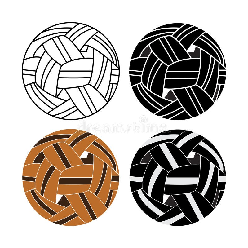 Takraw ball icon stock vector. Illustration of popular - 321828481