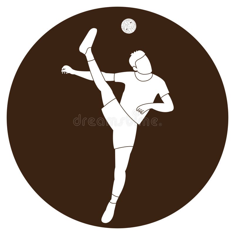 Takraw player logo design stock vector. Illustration of tournament ...