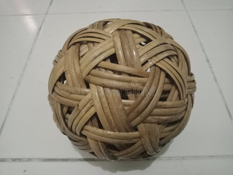 Takraw Rattan Ball stock photo. Image of football, pattern - 208192214