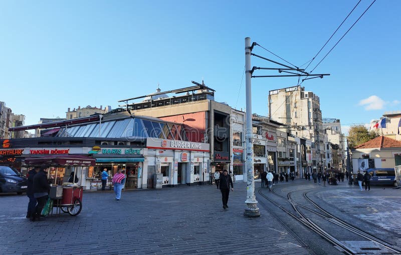 Taksim Square stock illustration. Illustration of taksim - 346696751