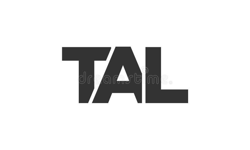 TAL Logo Design Template with Strong and Modern Bold Text. Initial ...