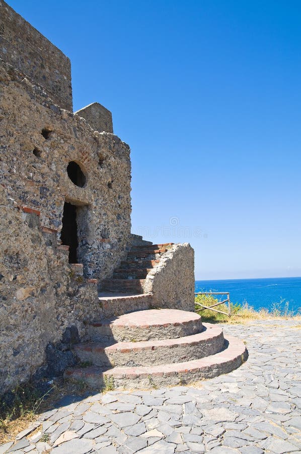 Talao Tower. Scalea. Calabria. Italy Stock Image - Image of exterior ...