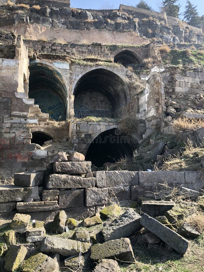 Talas stock image. Image of ruins, fortification, aqueduct - 109442209