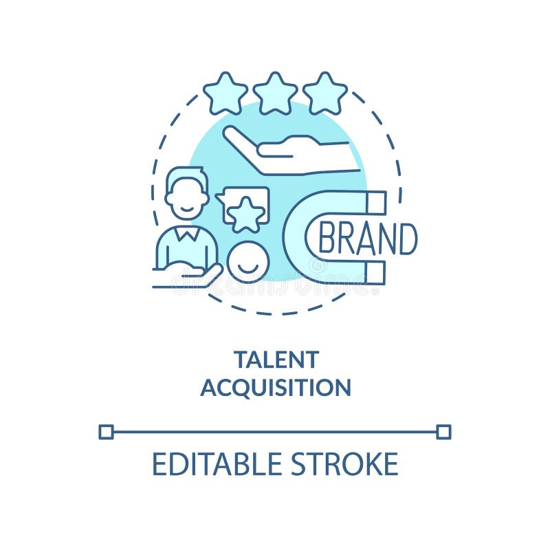 Talent Acquisition Turquoise Concept Icon Stock Vector - Illustration ... Talent Acquisition Turquoise Concept Icon Stock Vector - Illustration ...