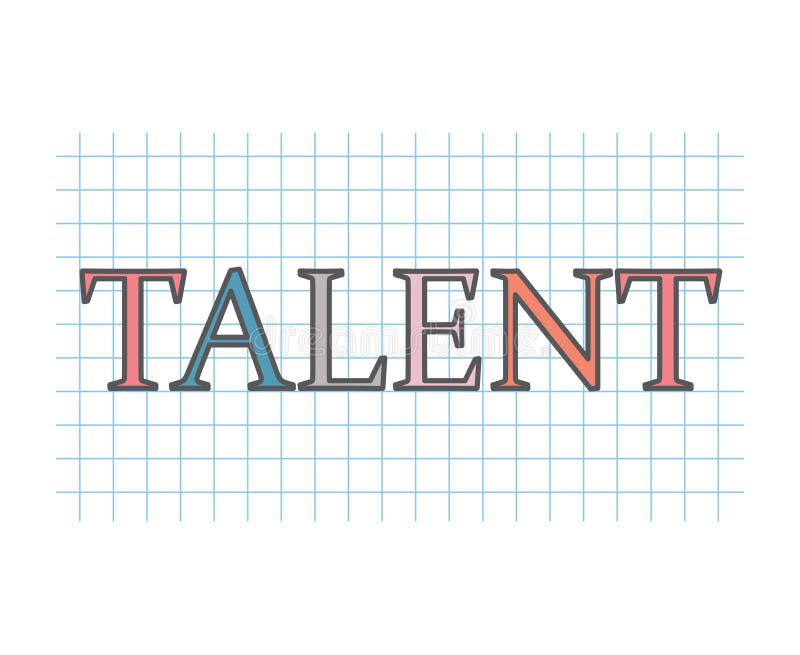 Talent Concept- Vector Illustration Stock Vector - Illustration of ...