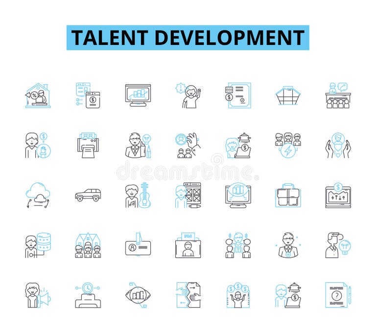 Talent Development Progression Icons Stock Illustrations – 119 Talent ...