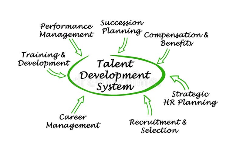 Talent Development System stock illustration. Illustration of talent ...