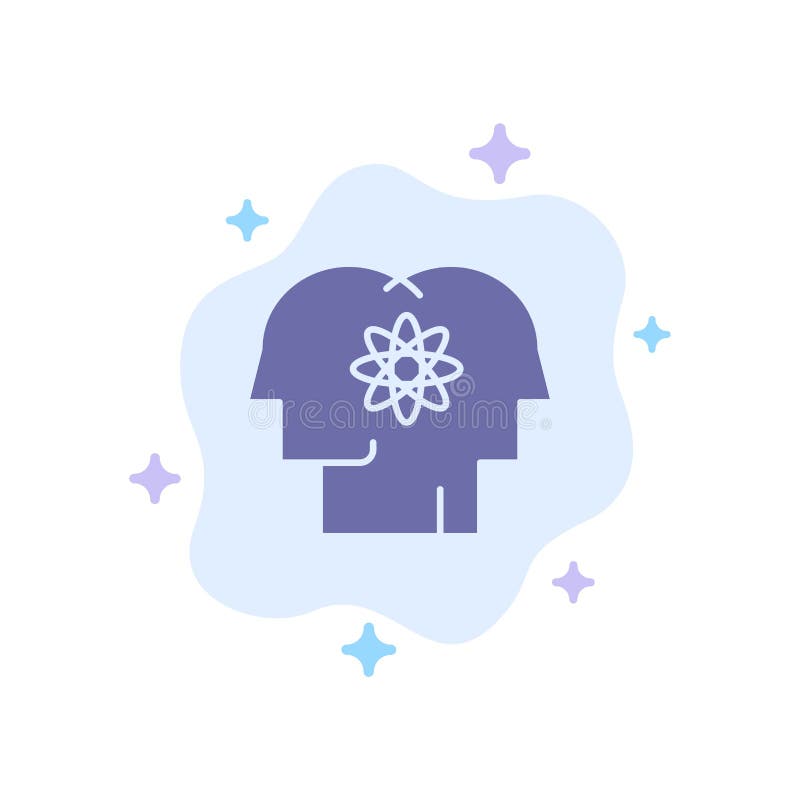 Talent, Human, Improvement, Management, People Blue Icon on Abstract ...