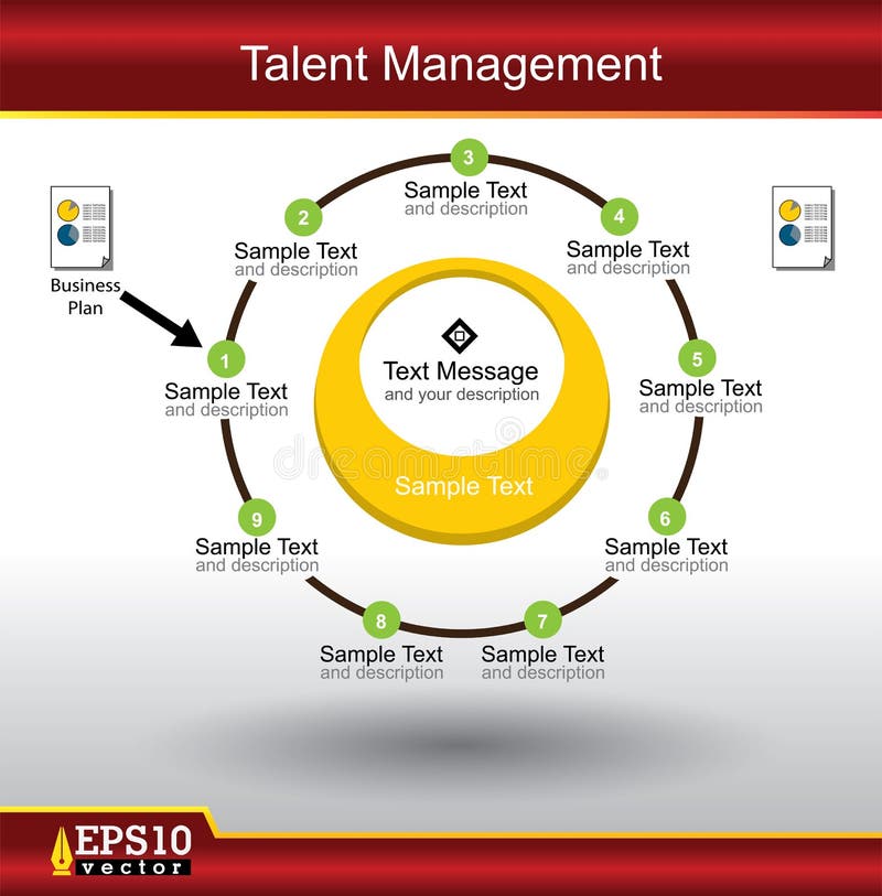 Talent Management In Word Tag Cloud Stock Illustration - Illustration ...